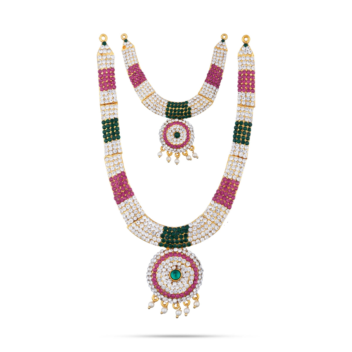 Haram Set | Stone Haram | Deity Jewellery | Deity Ornament