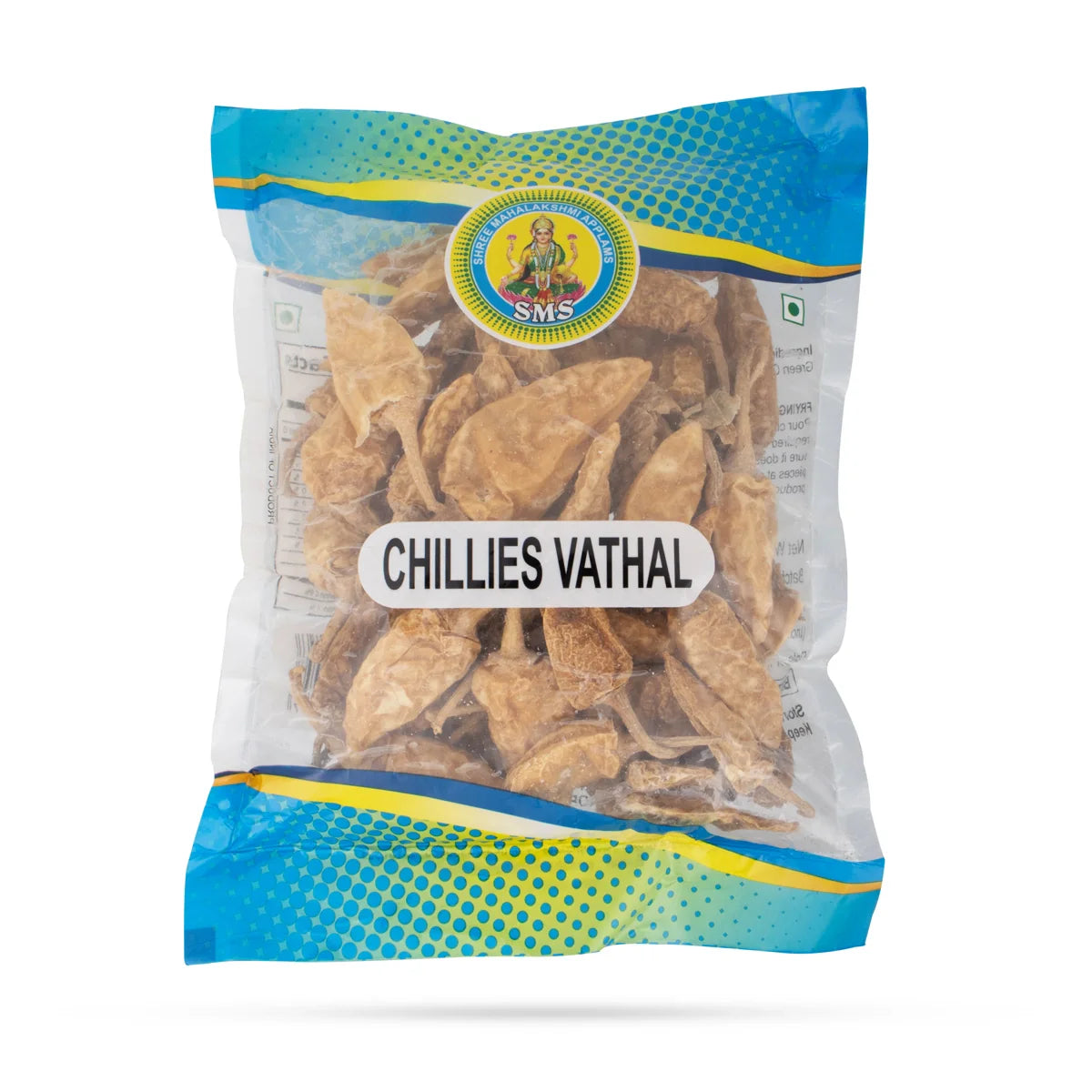 Sun Dried Curd Chillies Vathal - 100 Gms | Homemade Mor Milagai Vadaga