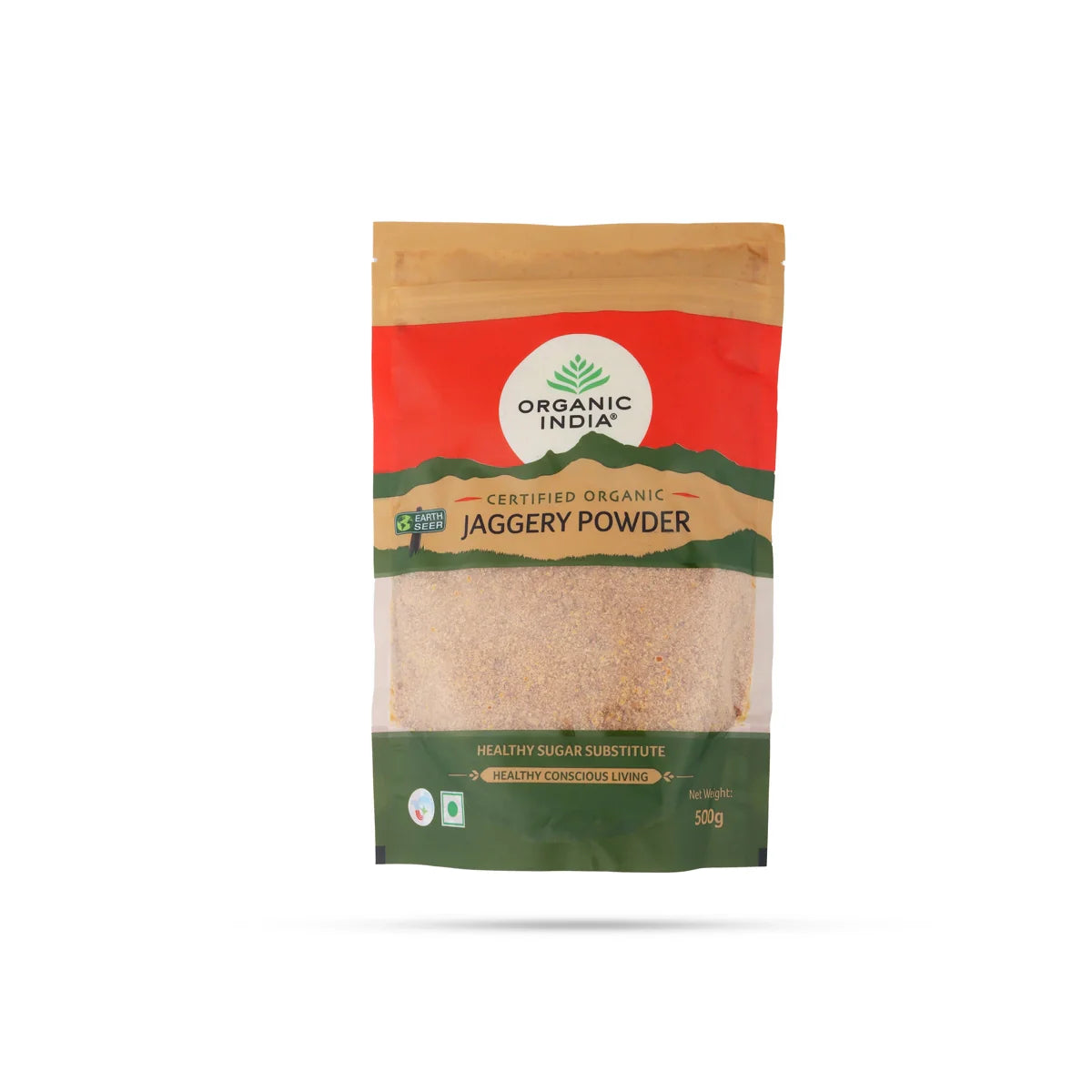 Organic India Palm Jaggery Powder - 500 Gms | Nattu Sarkkarai/ Nattu S