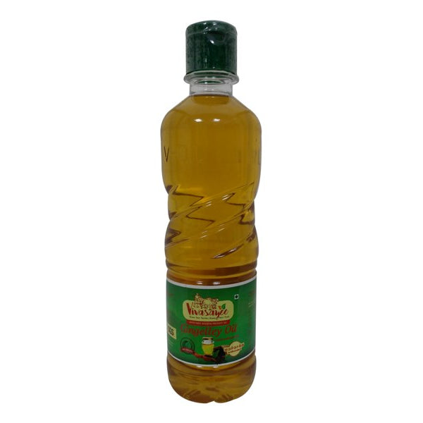 Vivasayee Gingelly Oil - 500 ml | Seasame Oil/ Nallennai/ Sesame Seed