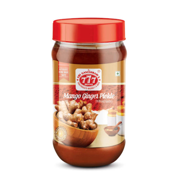 Mango Ginger Pickle - 300 Gms | 777 Mango Inji Pickle/ Mango Ginger Ac