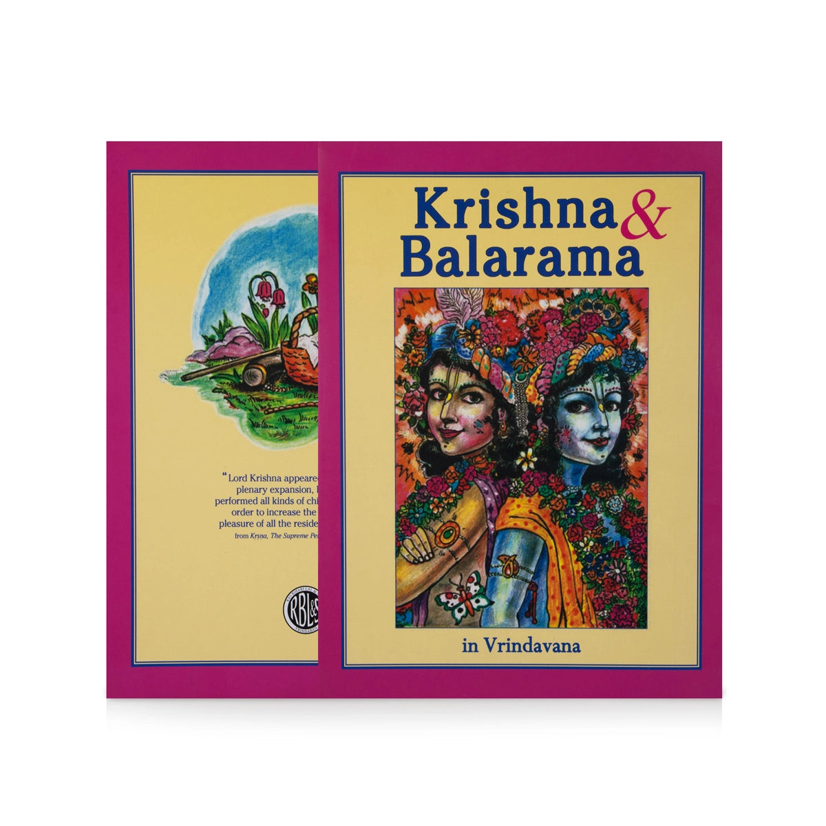 Giri - Krishna And Balarama in Vrindavana Colouring Book | Colorful ...