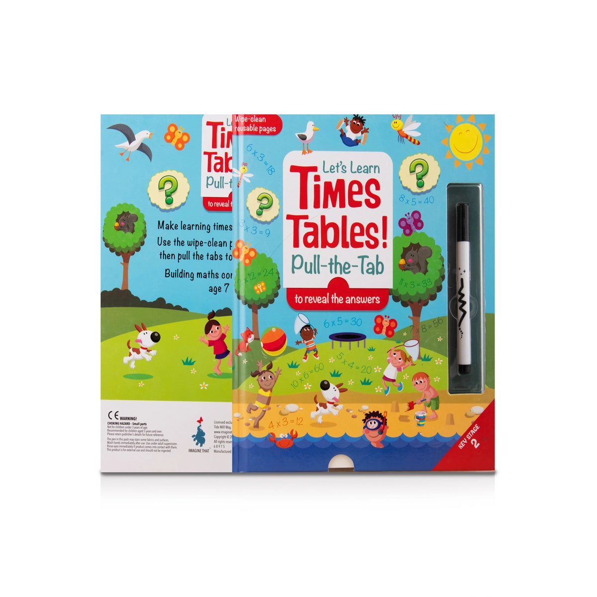 Giri - Lets Learn Times Tables Pull the Tab | To Reveal The Answers ...