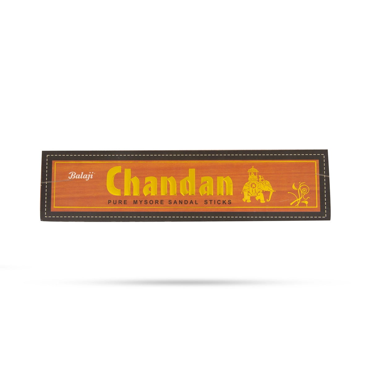 Balaji Chandan Pure Mysore Sandal Incense Sticks - 10 Pcs | Agarbatti/