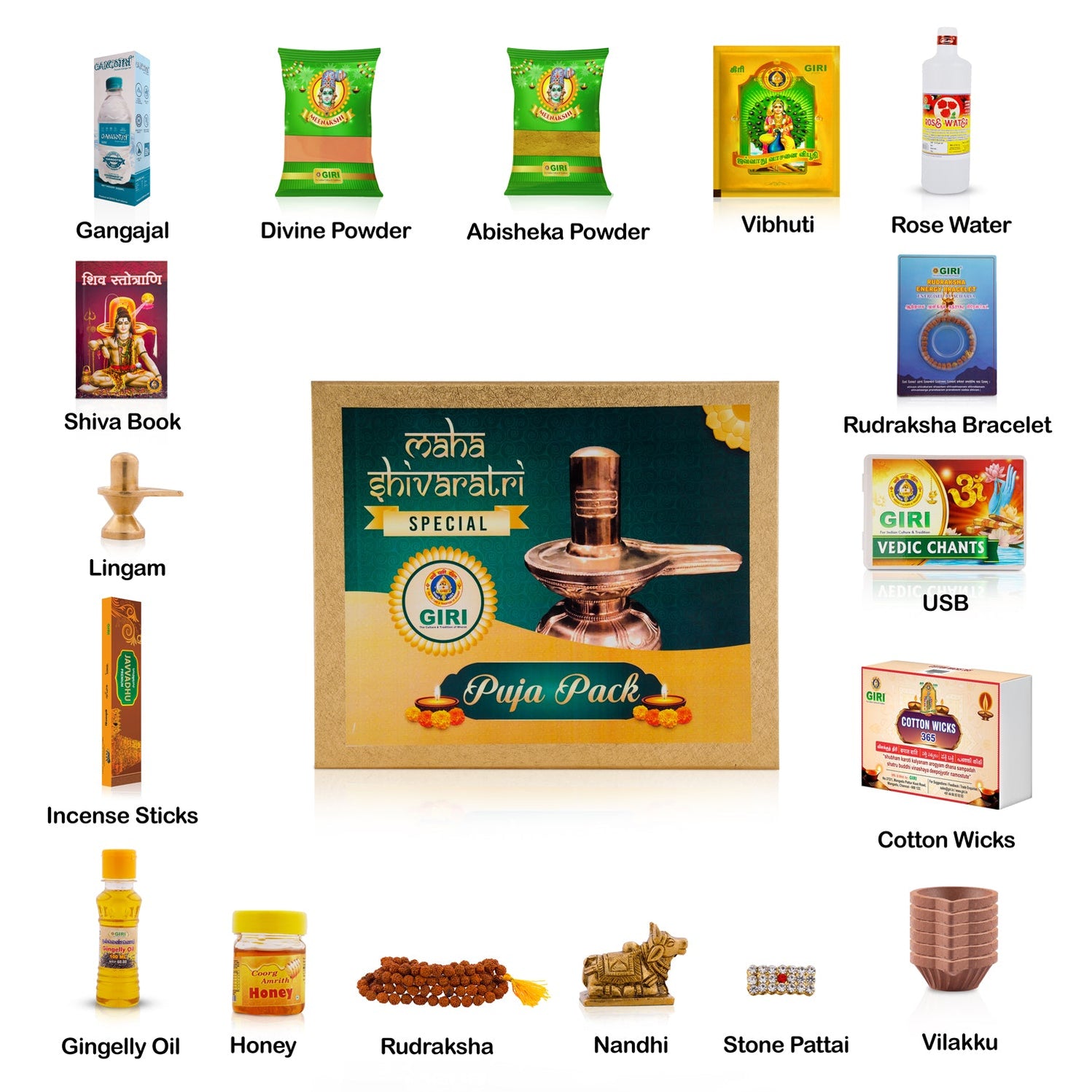 Mahashivratri Puja Samagri | Shiv Puja Kit | Puja Items — Giri Trading ...
