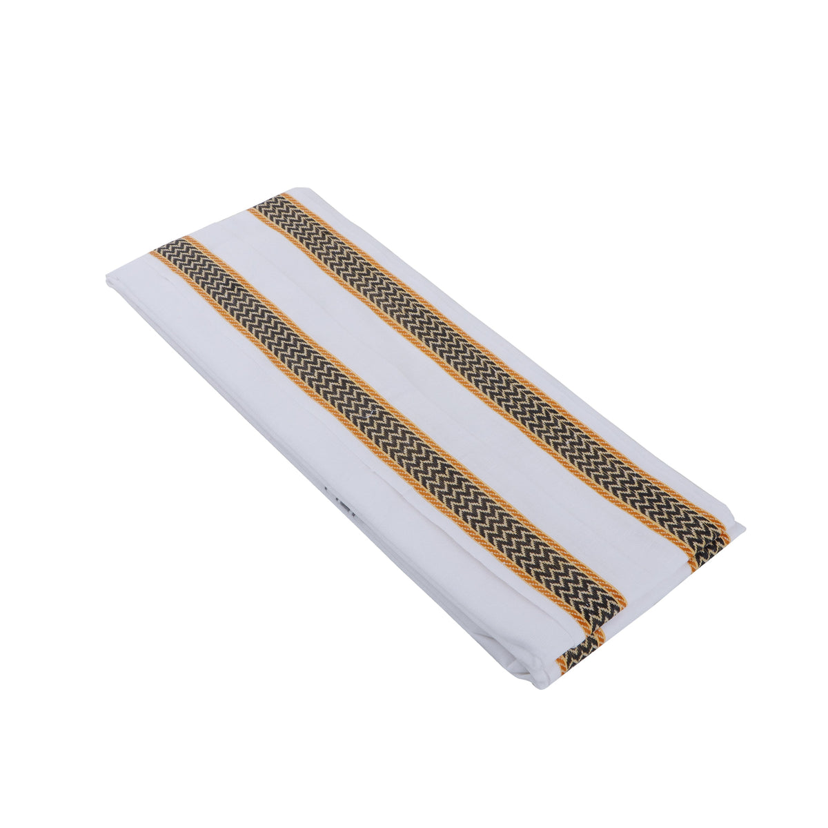 Angavastra - 2 Mtrs | Cotton Towel/ Mixed Border Thundu/ Kasavu Shawl