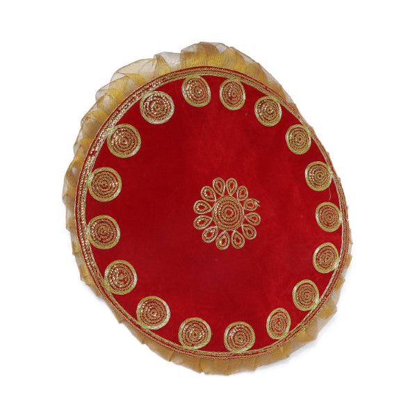 Giri - Thali Cover | Pooja Thali Cover | Decorative Plate Cover