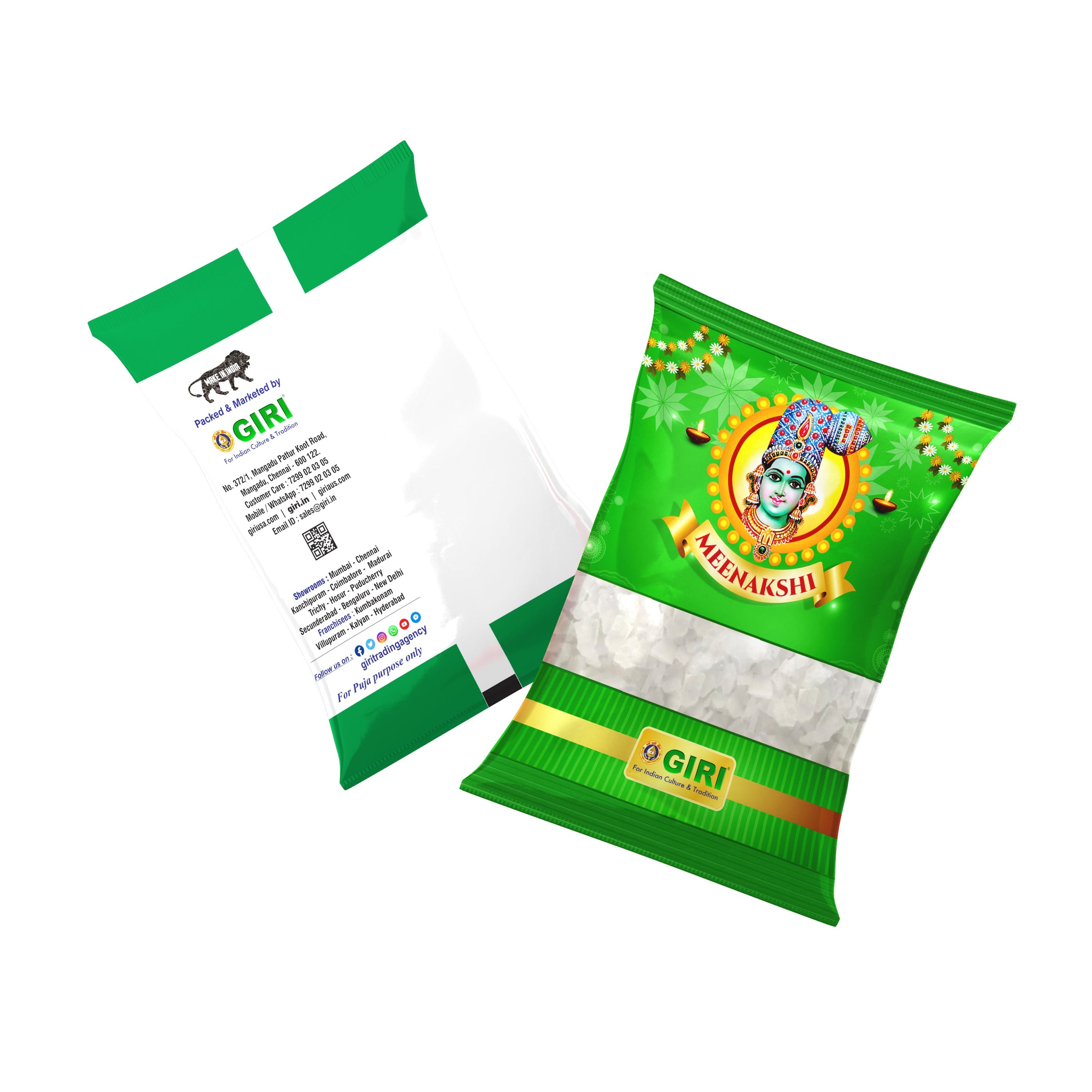Giri - Pacha Karpuram | Green Camphor | Karpuram Packet — Giri Trading ...