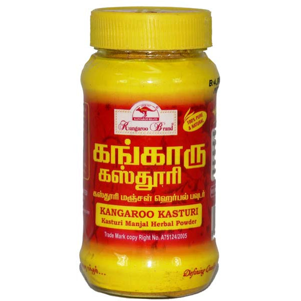 Kangaroo Kasturi Manjal Herbal Powder - 50 Gms - Buy Kangaroo Kasturi ...