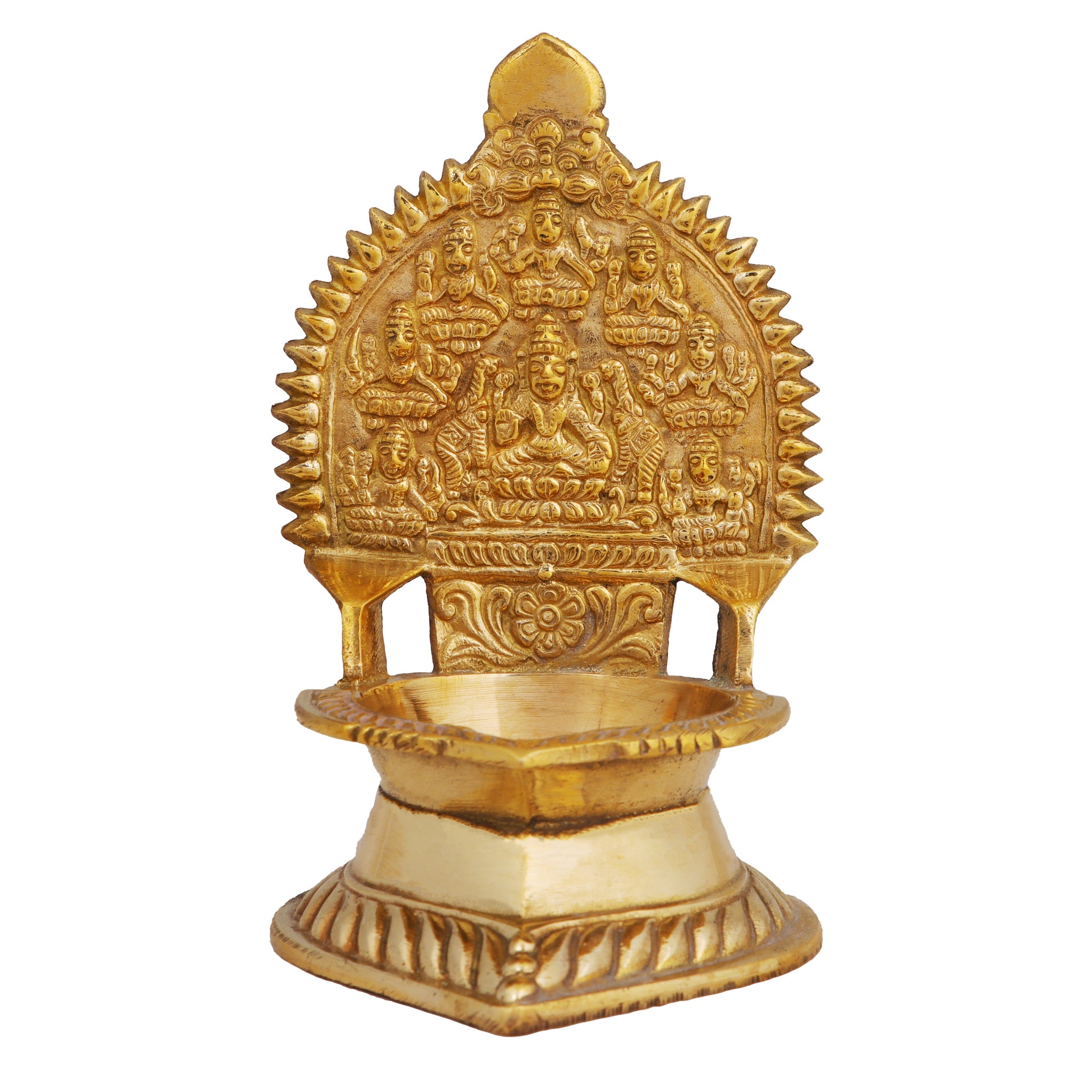 Giri - Brass Diya Lamp | Brass Kuthu Vilakku | Indian Festive Home Decor