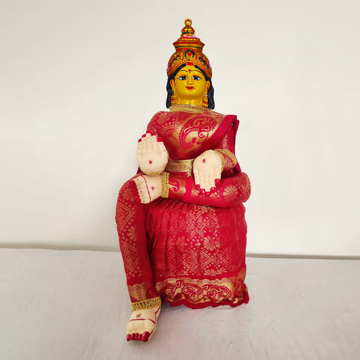 Giri - Varalakshmi Face | Goddess Face | Lakshmi yellow Face
