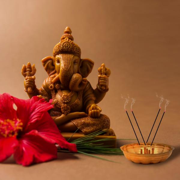 Agarbatti Stand - 1 x 4 Inches | Pipe Design Incense Holder/ Brass Aga