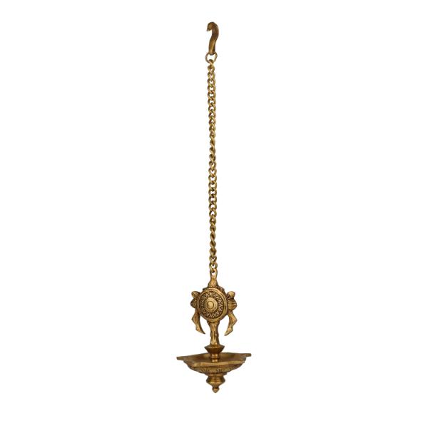 Giri - Chakra Hanging Diya | Hanging Deepam | Brass Hanging Lamp