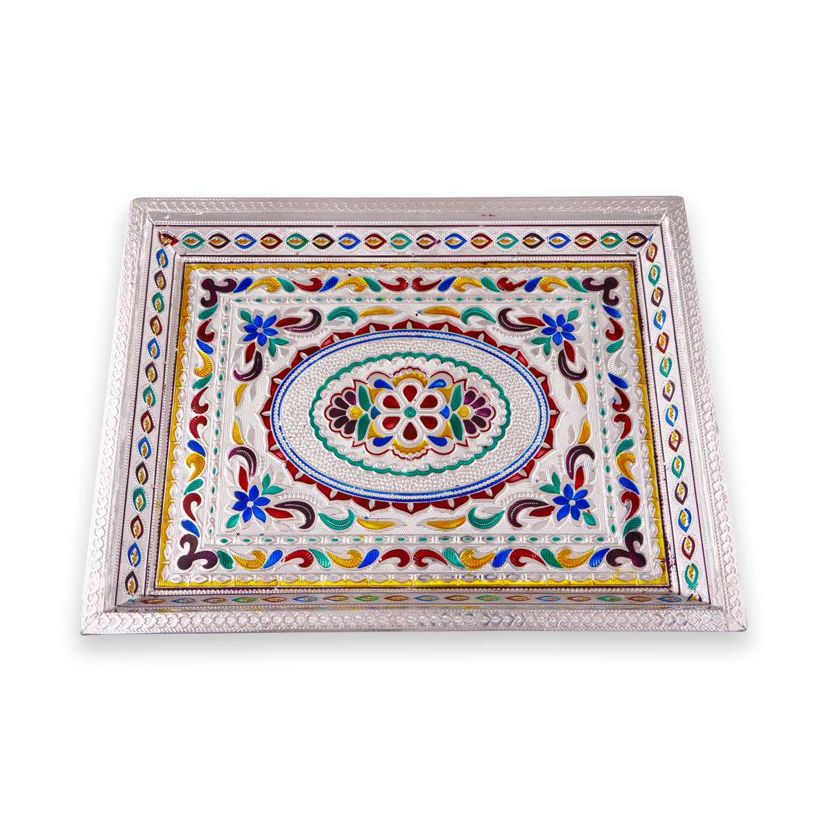 Giri - Meenakari Tray | Decorative Tray | Fancy Tray — Giri Trading ...