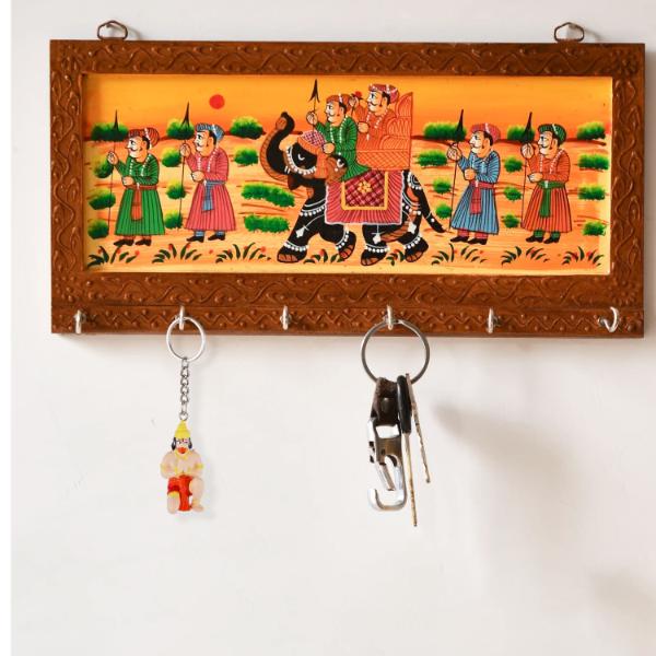 Giri - Hanuman Keychain | Keychain For Bags | Wooden Keychain