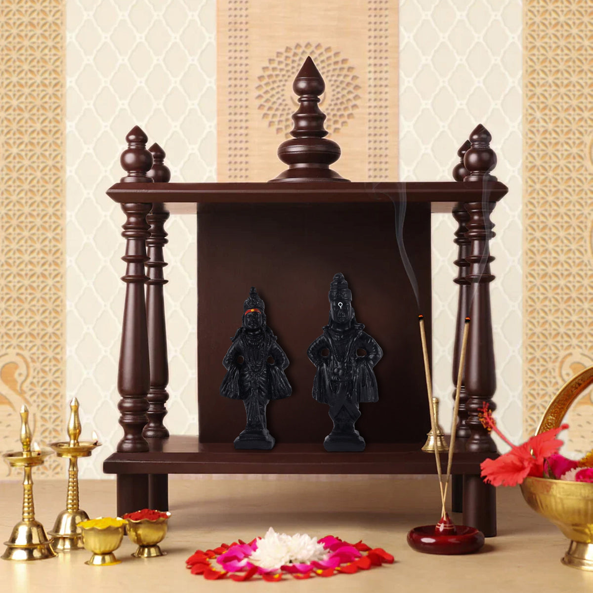 Pandurangan Ragumayi - 4 Inch | Panduranga Vittala Statue/ Resin Vitta ...