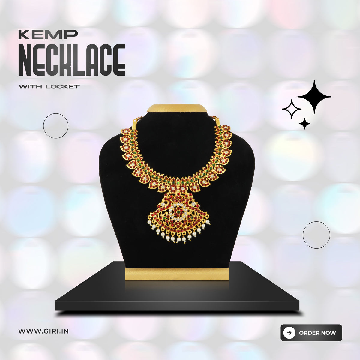 Giri - Kemp Necklace | Swamy Alangaram | Deity Jewellery